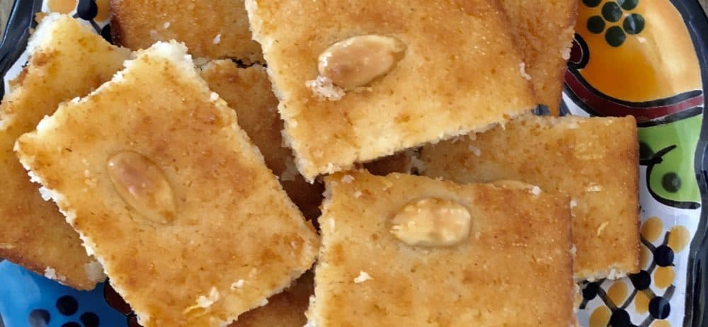 Harisseh - Sweet Dessert with Farina هريسة - Palestine in a Dish