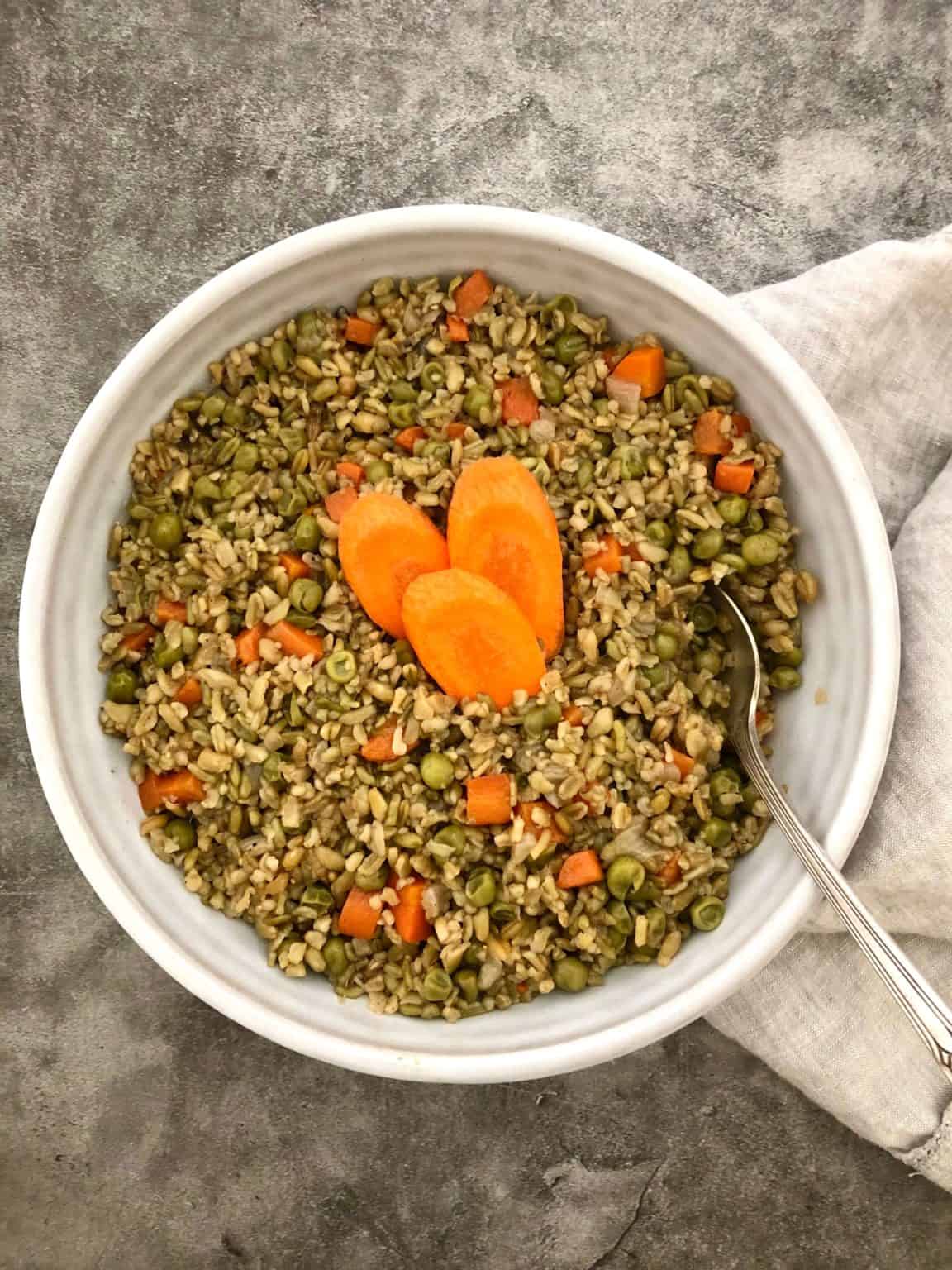 Freekeh with Vegetables nutty smoky flavor high in protein - Palestine ...