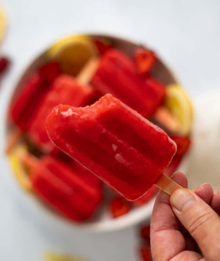Strawberry Lemonade Popsicles - Palestine In A Dish