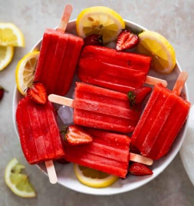 Strawberry Lemonade Popsicles - Palestine In A Dish