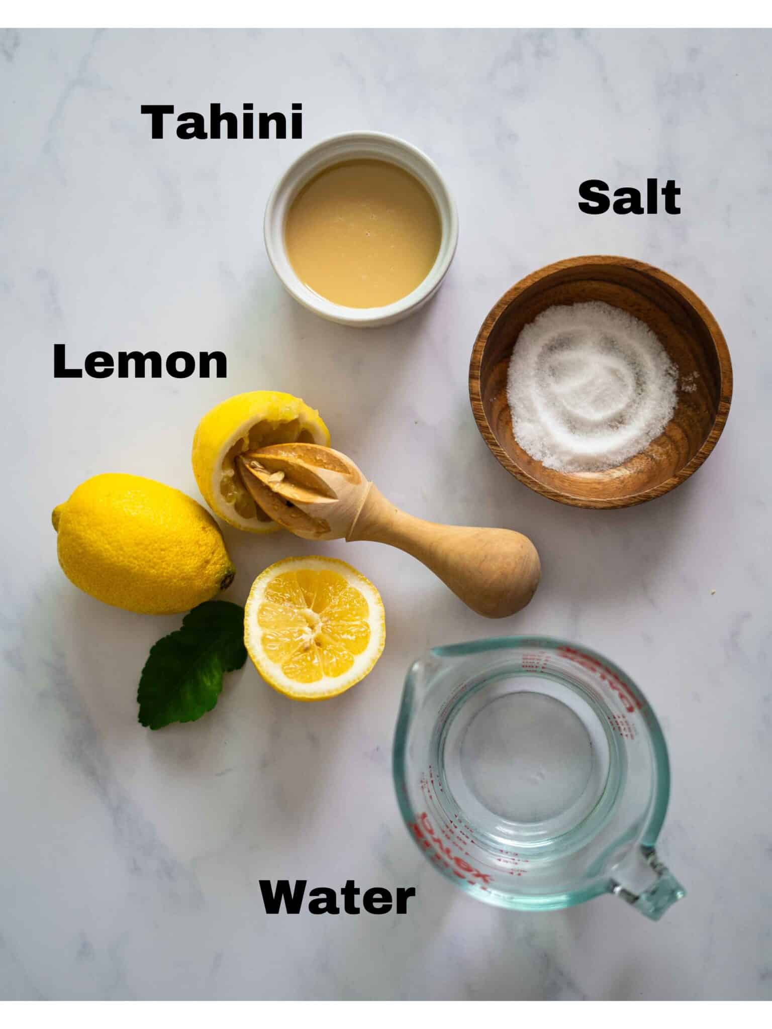 Lemon Tahini Dressing (Without Garlic) - Palestine In A Dish