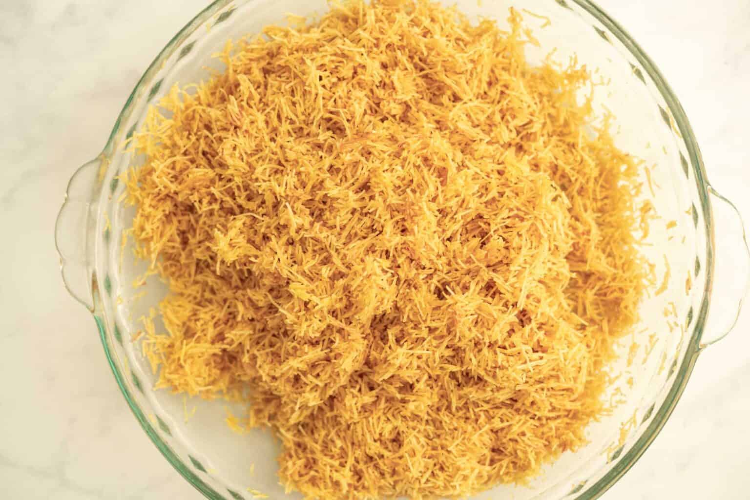 Palestinian Knafeh Recipe - Palestine In A Dish