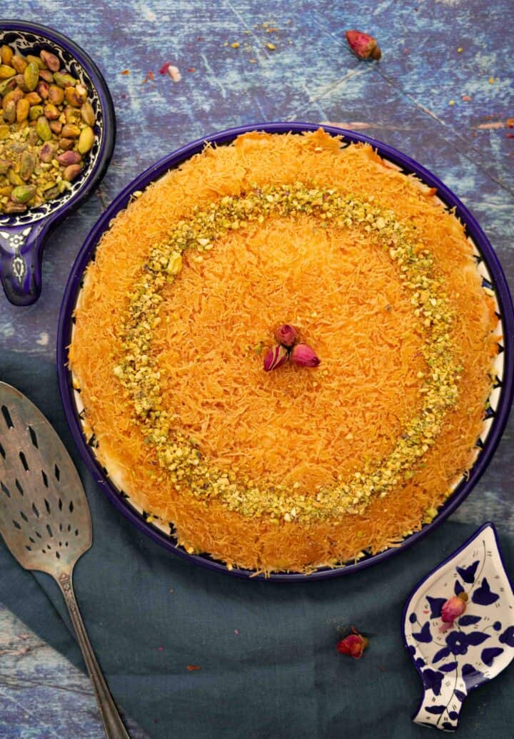 Palestinian Knafeh Recipe - Palestine In A Dish