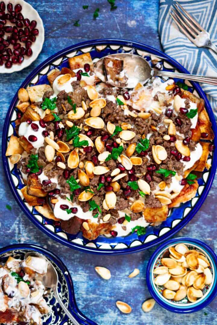 Eggplant Fatteh - Palestine In A Dish