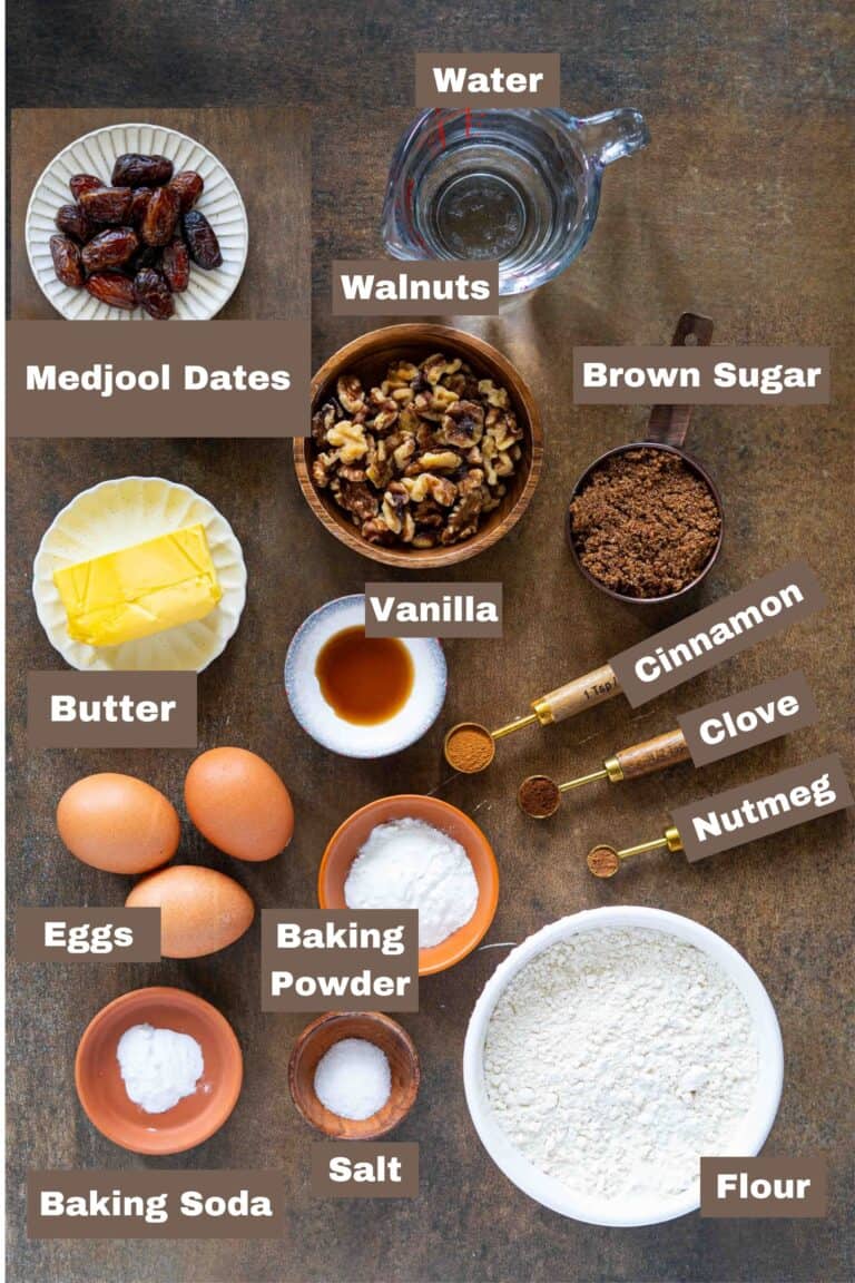 Date and Walnut Cake - Palestine In A Dish