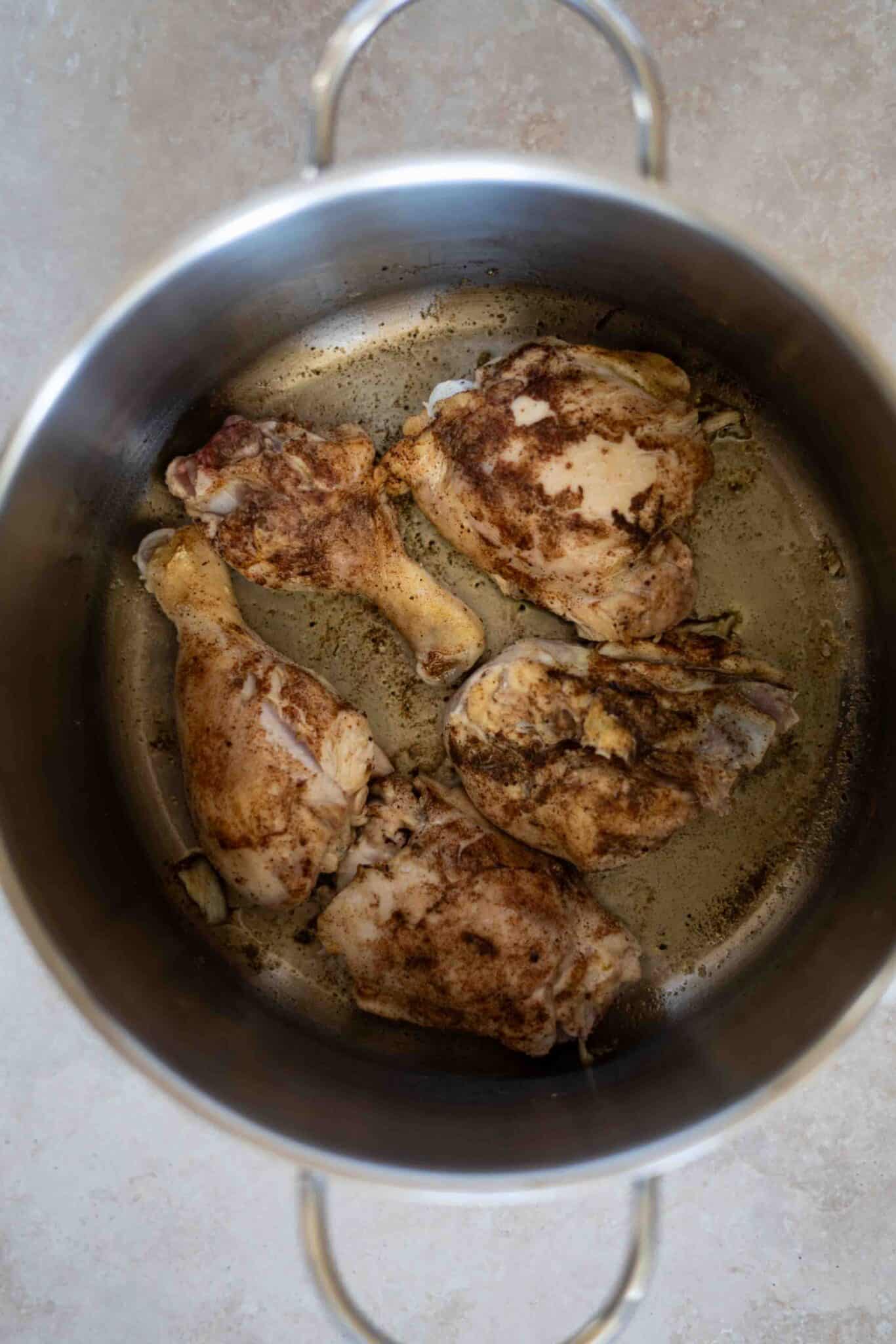 Makloubeh (maqluba) with Chicken and Rice - Palestine In A Dish