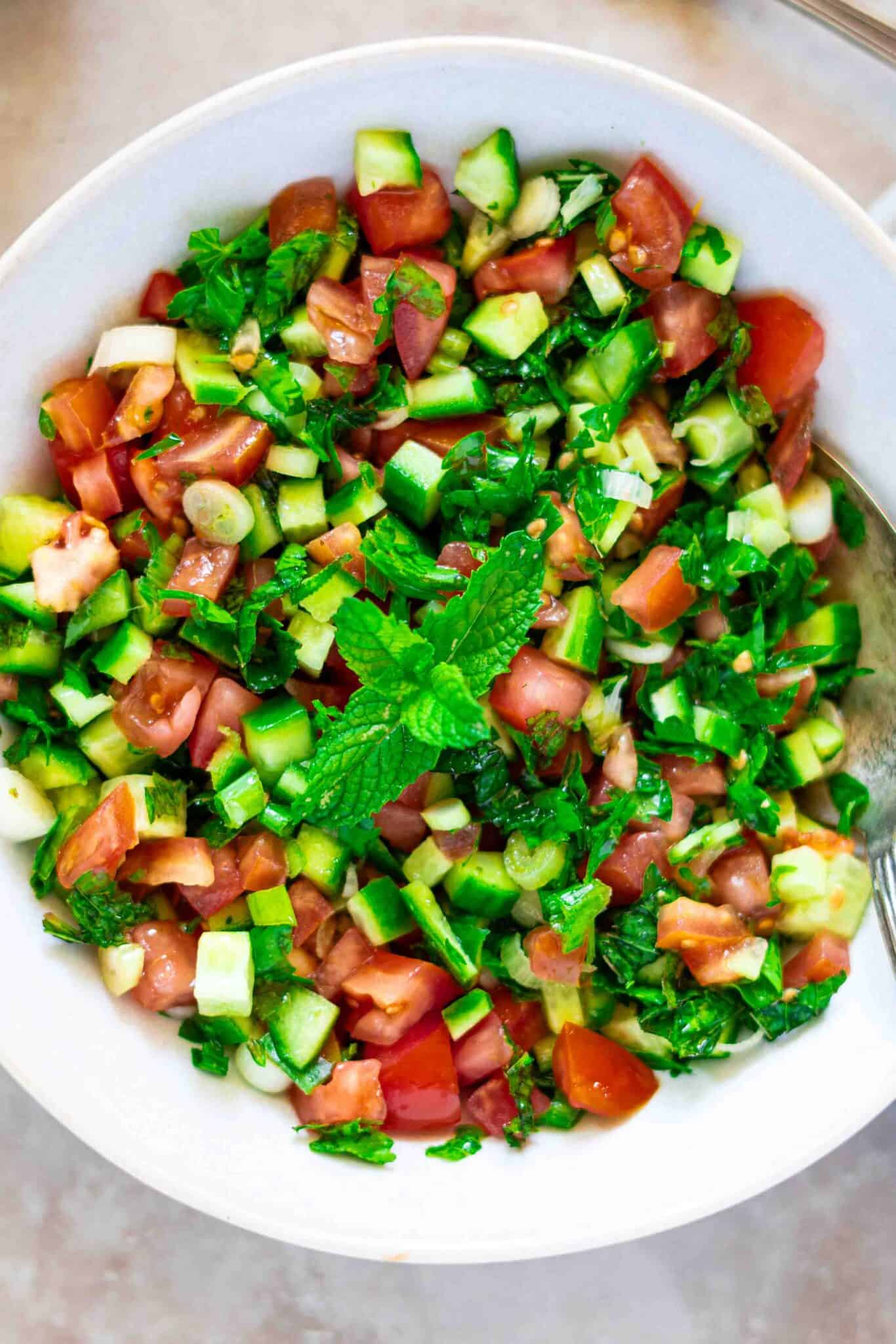 Arabic Salad Recipe - Palestine In A Dish