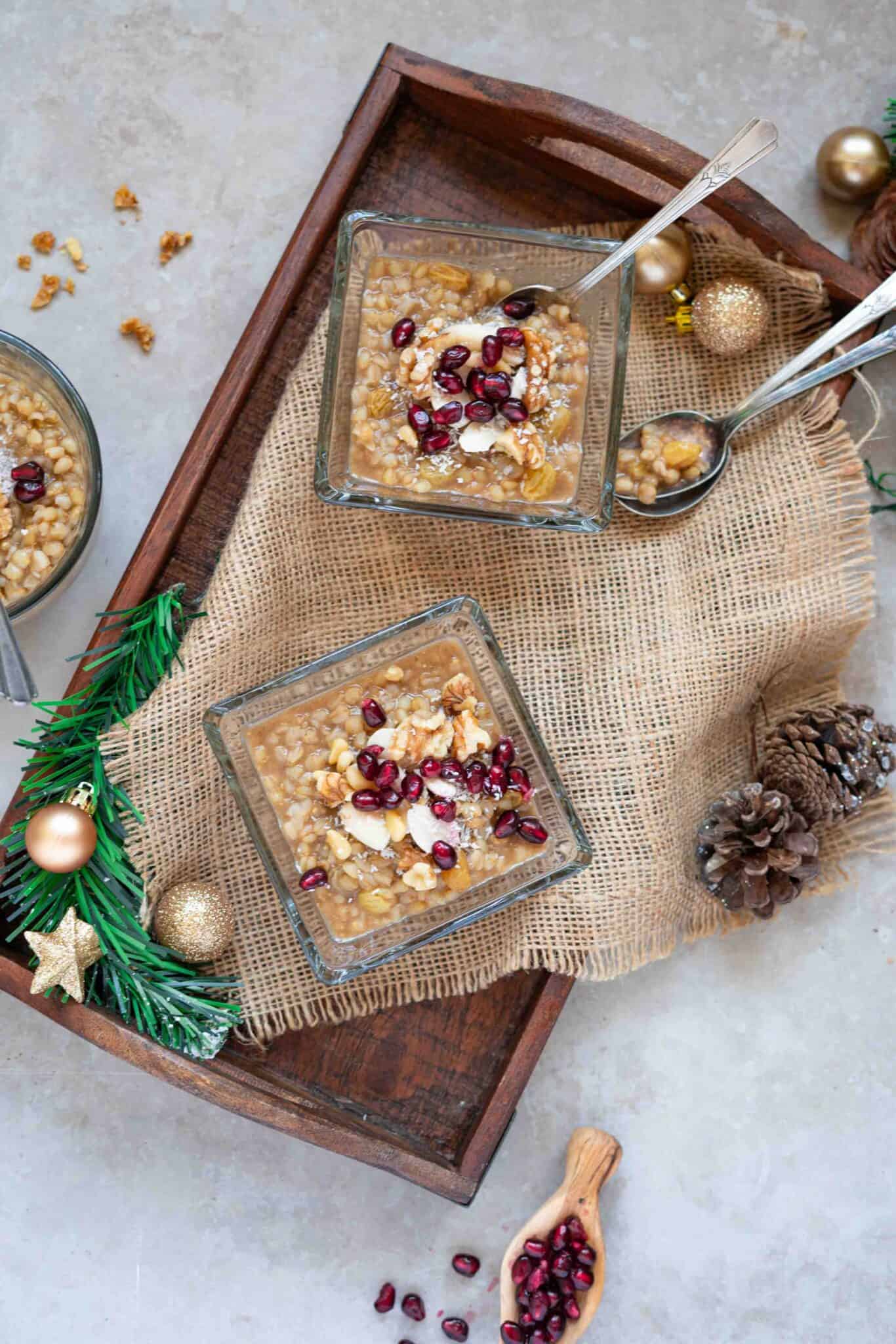 Burbara (Wheat Berry Pudding) - Palestine In A Dish