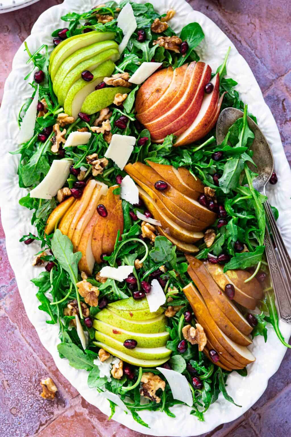 Arugula and Pear Salad - Palestine In A Dish