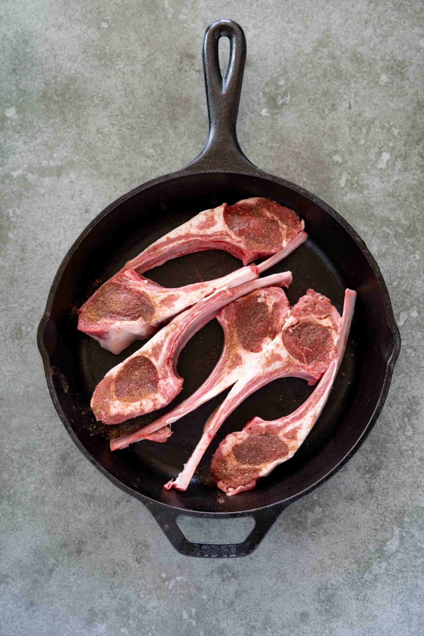 Cast Iron Lamb Chops - Palestine In A Dish