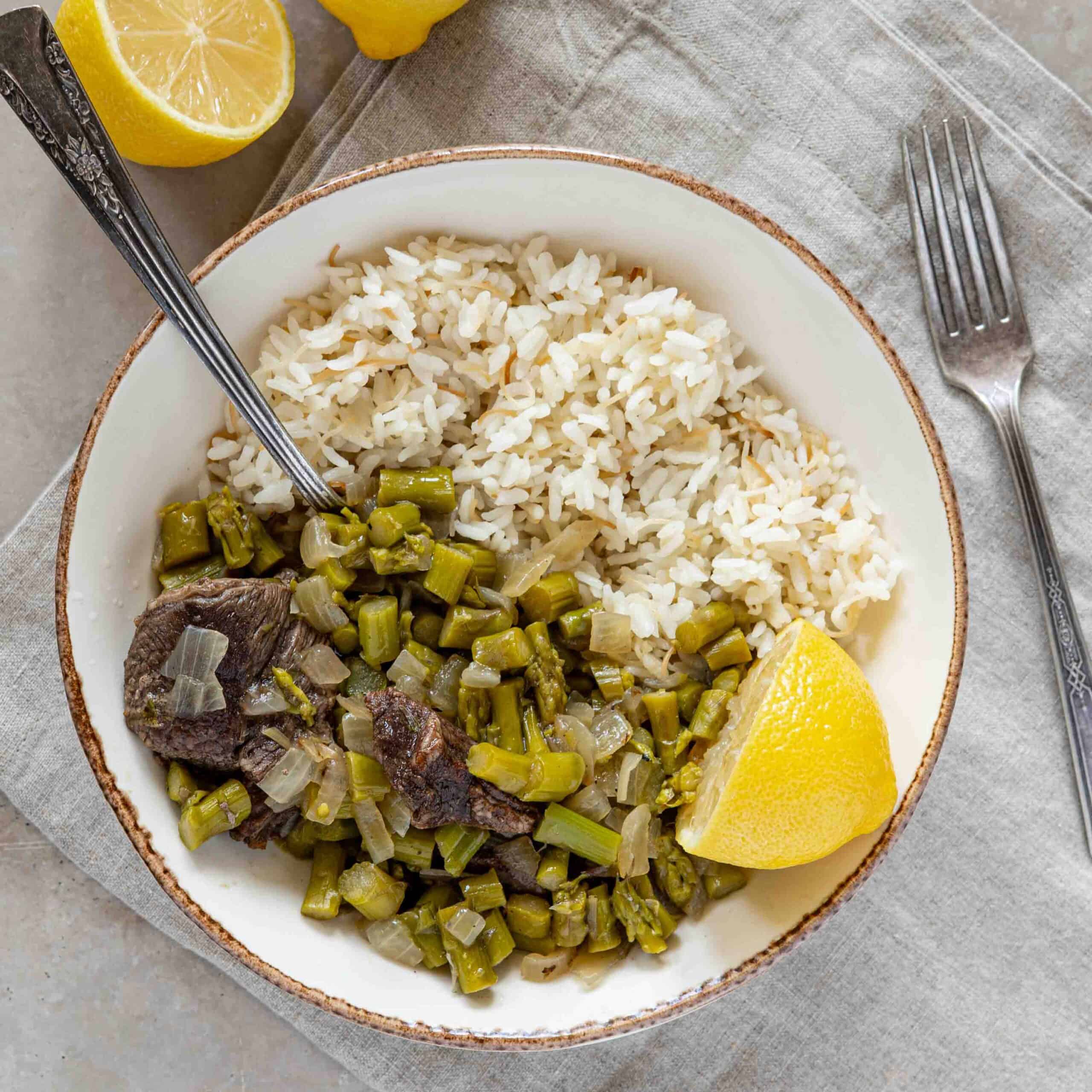 Asparagus Stew - Palestine In A Dish