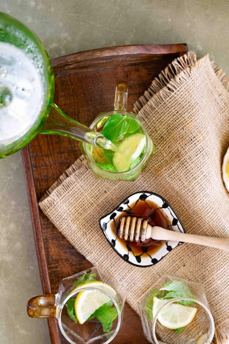 Lemon Mint Tea - Palestine In A Dish